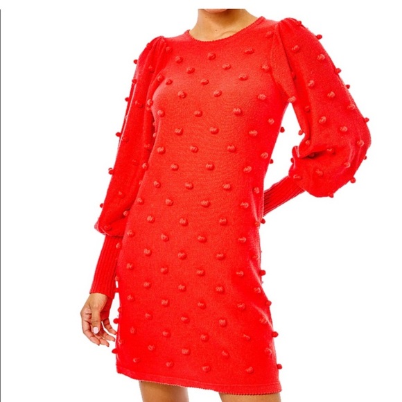Lilly Pulitzer | Dresses | Nwt Lilly Pulitzer Kippa Sweater Dress Ruby ...